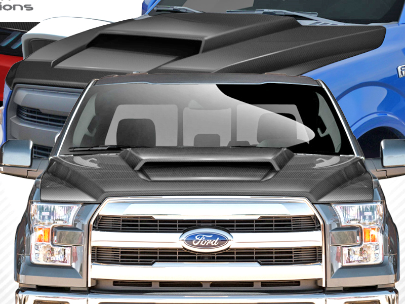 2015-2020 Ford F150 Carbon Creations Carbon Fiber Grid Hood