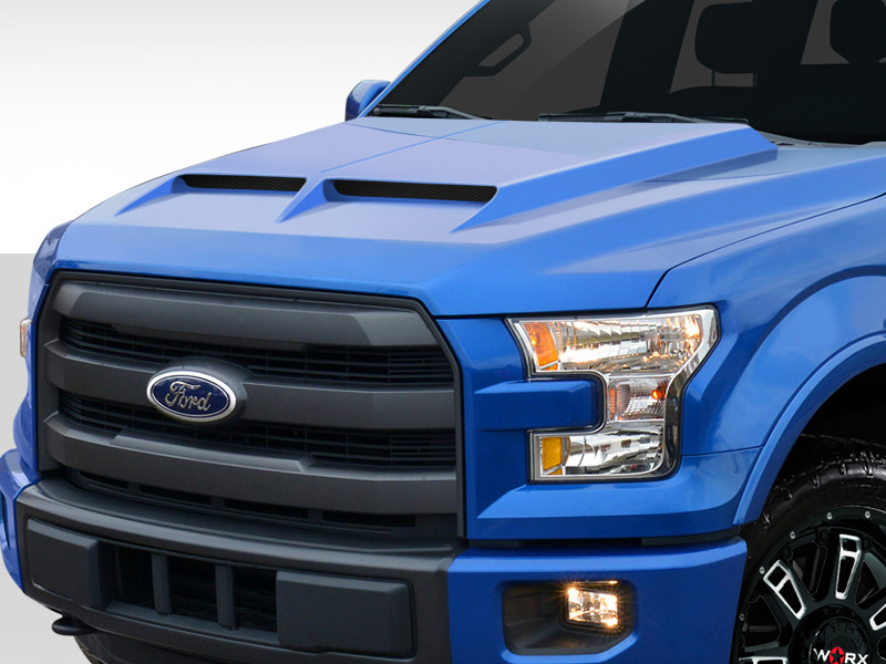 2015-2020 Ford F150 GT500 Styled Hood - 1 Piece