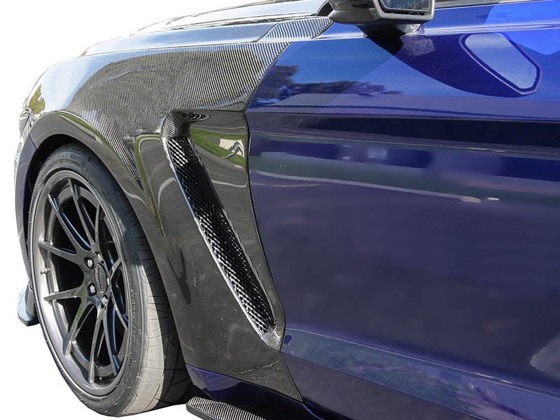 2015-2017 Mustang Carbon Fiber Front Fenders GT350 Style