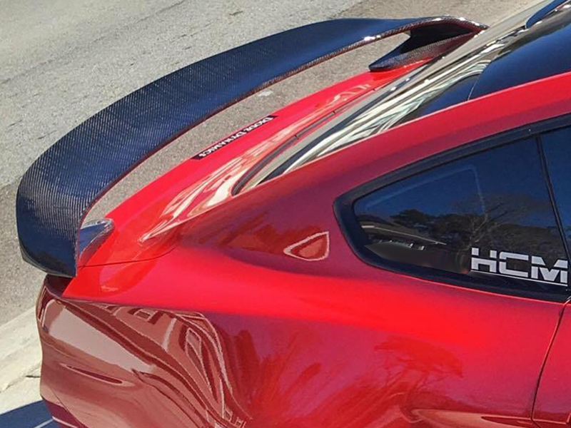 HCM 2015-2023 Mustang OEM Style GT350R Rear Wing Carbon Fiber MUS1517 ...