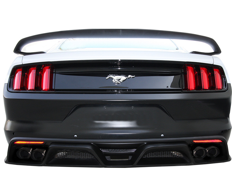 2015-2017 Mustang GT 350 R Style Fiberglass Rear Diffuser