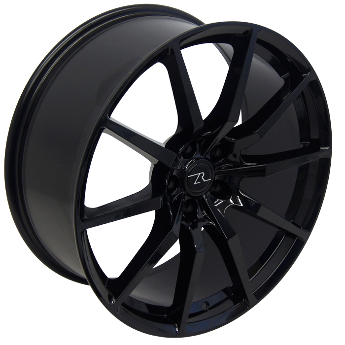 2015-2016 Mustang GT350 Wheel - 20 Inch Gloss Black Combo