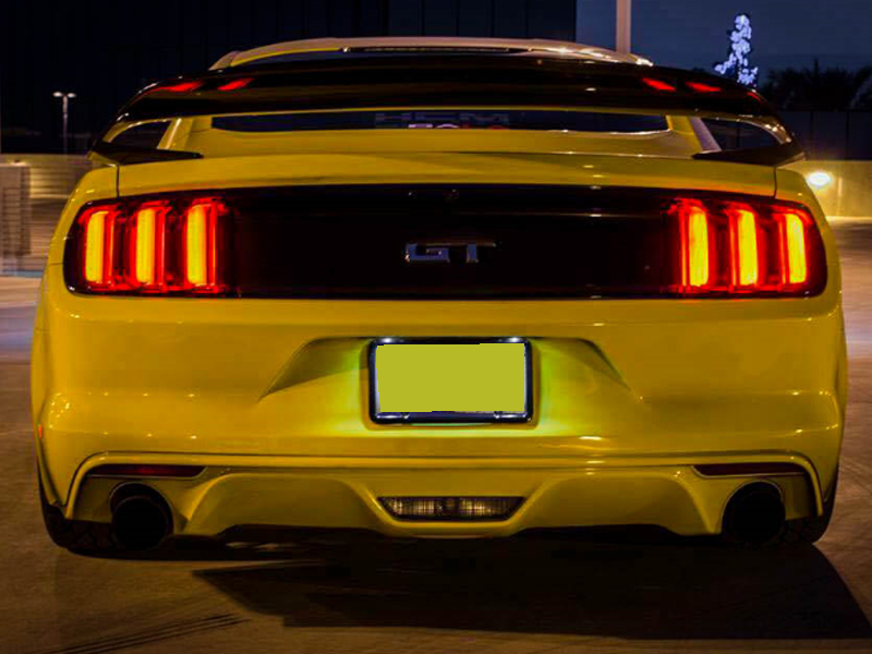 HCM 2015-2023 Mustang OEM Style GT350R Rear Wing Fiberglass