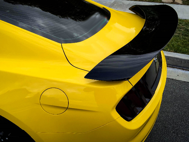 HCM 2015-2023 Mustang OEM Style GT350R Rear Wing Fiberglass