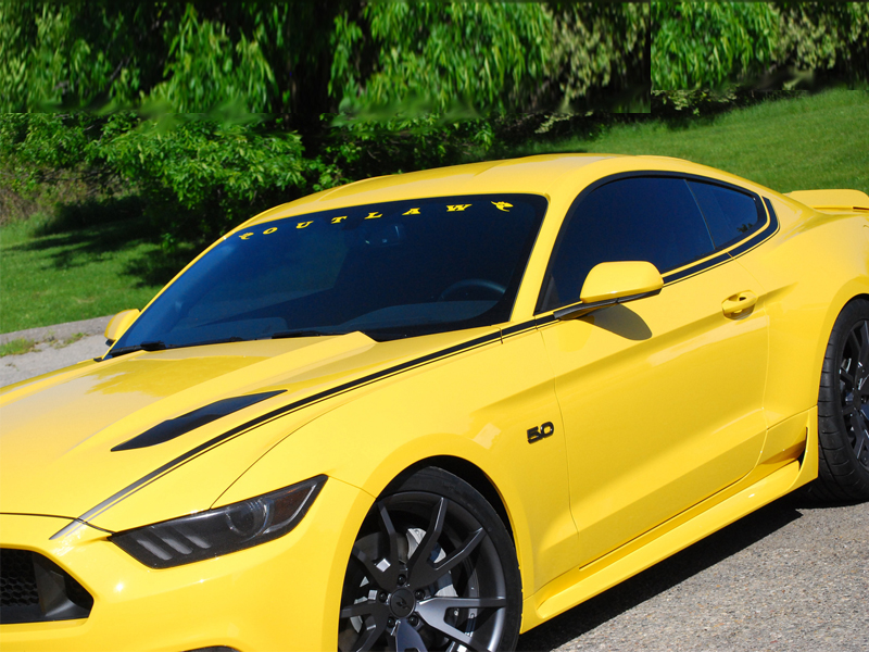 2015-2017 Mustang Outlaw Side Rockers Ground Effects