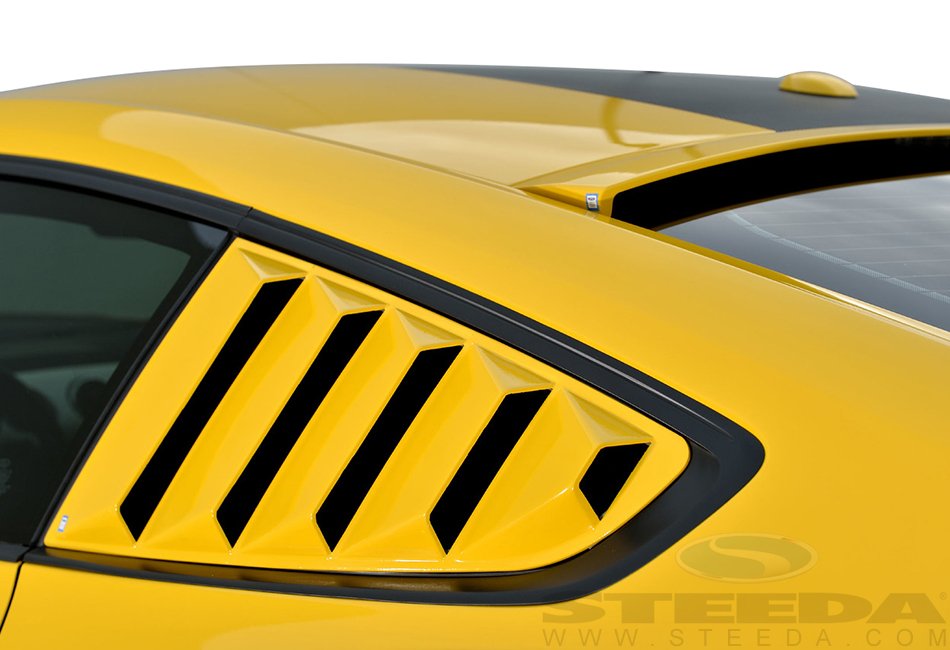 2015-2020 Mustang Quarter Window Louvers