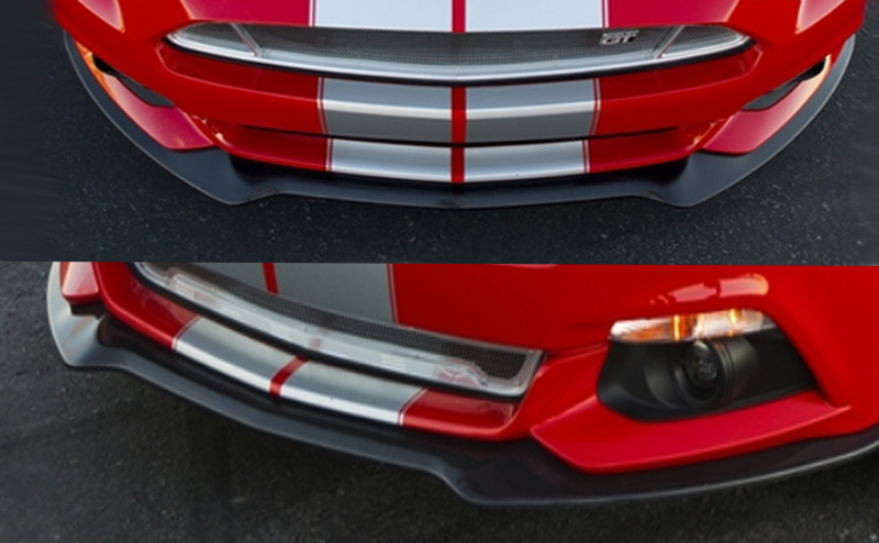 2015 2016 2017 Mustang Shelby Carbon Fiber Front Splitter SGT042