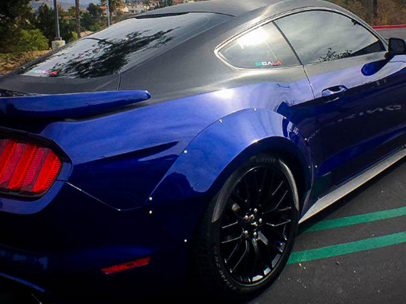 2015-2017 Mustang Wide Body Fenders 4 Pc Kit