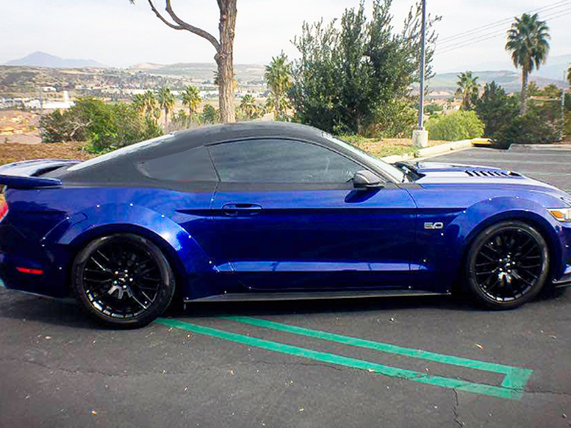 2015-2017 Mustang Wide Body Fenders 4 Pc Kit