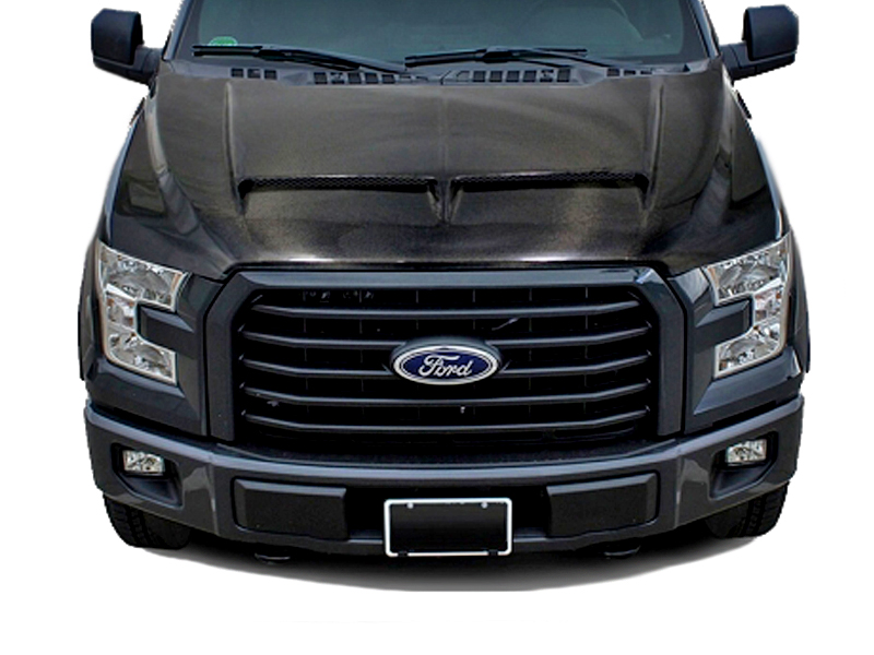 2015-2020 Ford F150 Hood Carbon Fiber Carbon Creation