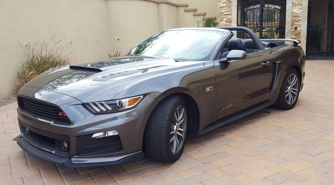 2015-2023 Mustang Convertible Spoiler Black Mamba Style BMC-BMPRW15C