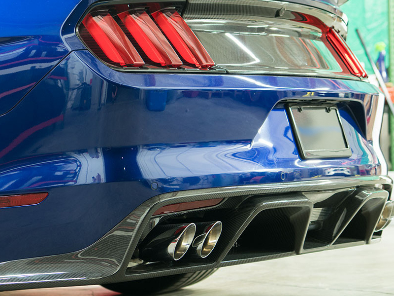 2015-2017 Mustang Shelby GT350R Rear Diffuser Carbon Fiber AC-RL15MU350