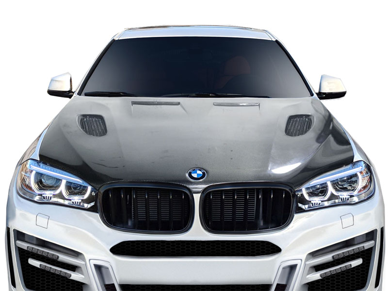 2015-2019 BMW X6 F16 / X6M F86 AF-1 Hood ( CFP ) - 1 Piece