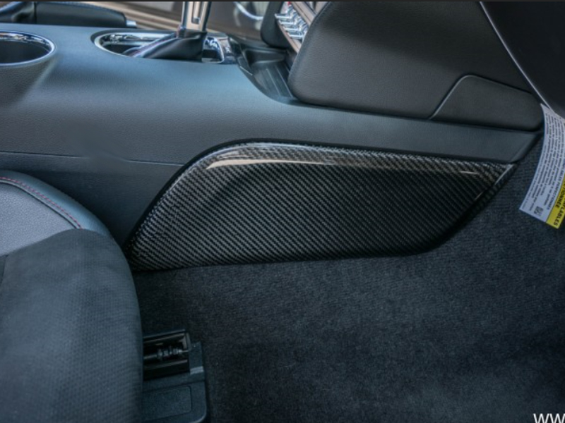 2015-2018 Mustang Carbon Fiber Center Console Side Panels