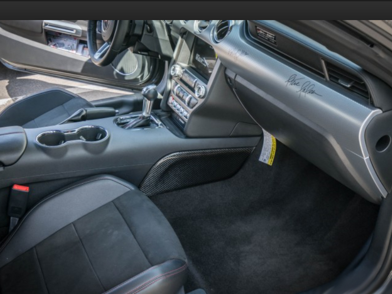 2015-2018 Mustang Carbon Fiber Center Console Side Panels