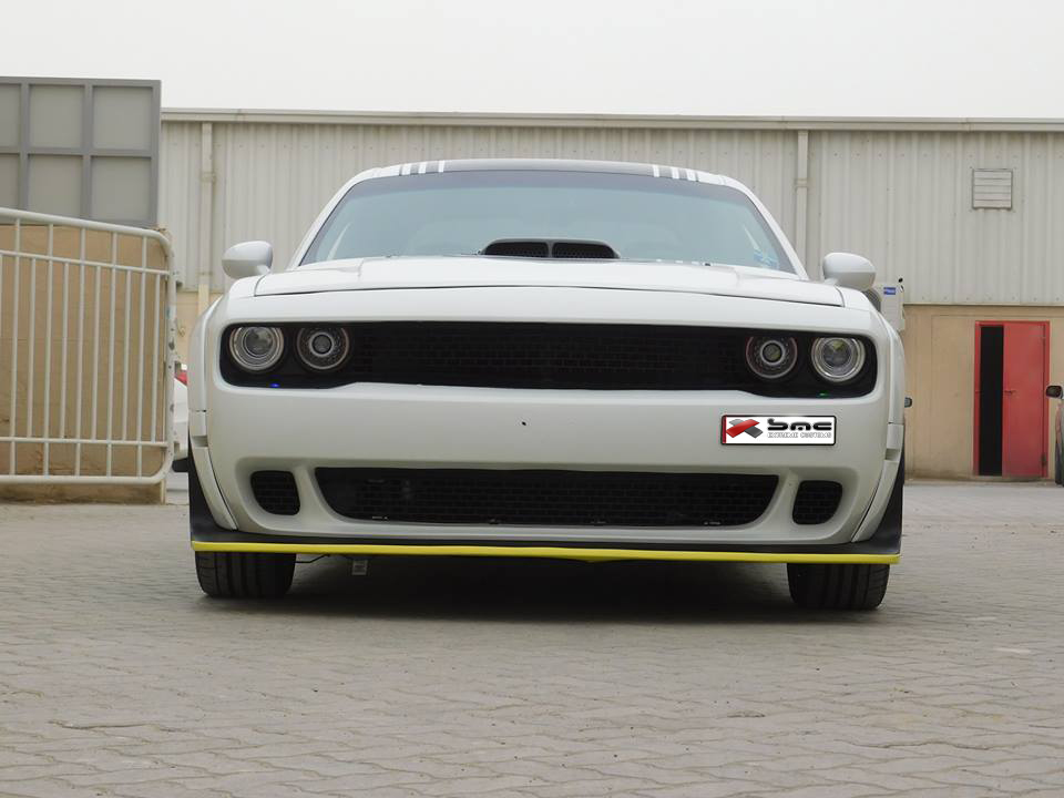 2015-2022 Challenger Demon Style Widebody Body Kit w/ Front Air Dam, 15 Pcs