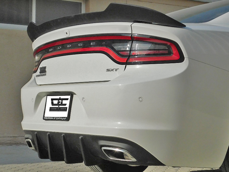 2015-2023 Dodge Charger Carbon Fiber Rear Custom Spoiler C&C