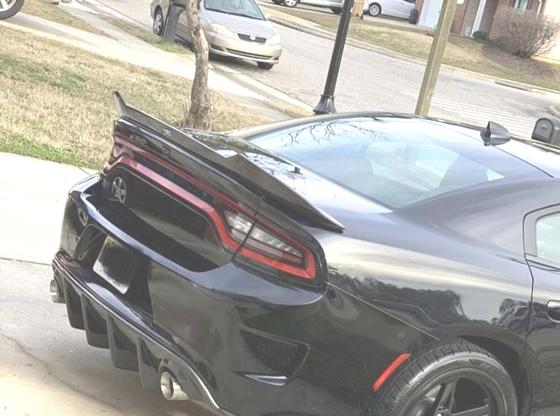 2015-2023 Dodge Charger Carbon Fiber Rear Custom Spoiler C&C