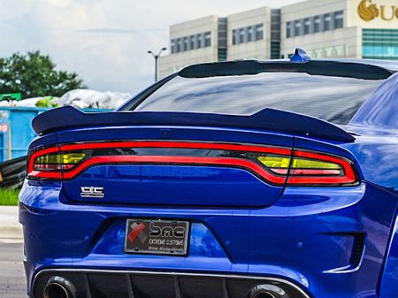 2015-2021 Dodge Charger Fiberglass Rear Custom Spoiler C&C