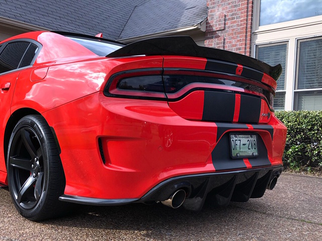 2015-2021 Dodge Charger Fiberglass Rear Custom Spoiler C&C