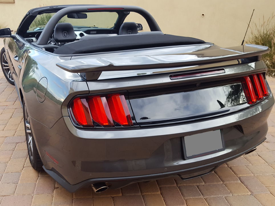 2015-2023 Mustang Convertible Spoiler Mamba Style PAINTED