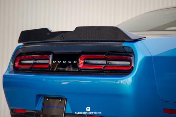 2015-2020 Dodge Challenger Type-SA Carbon Fiber Rear Spoiler