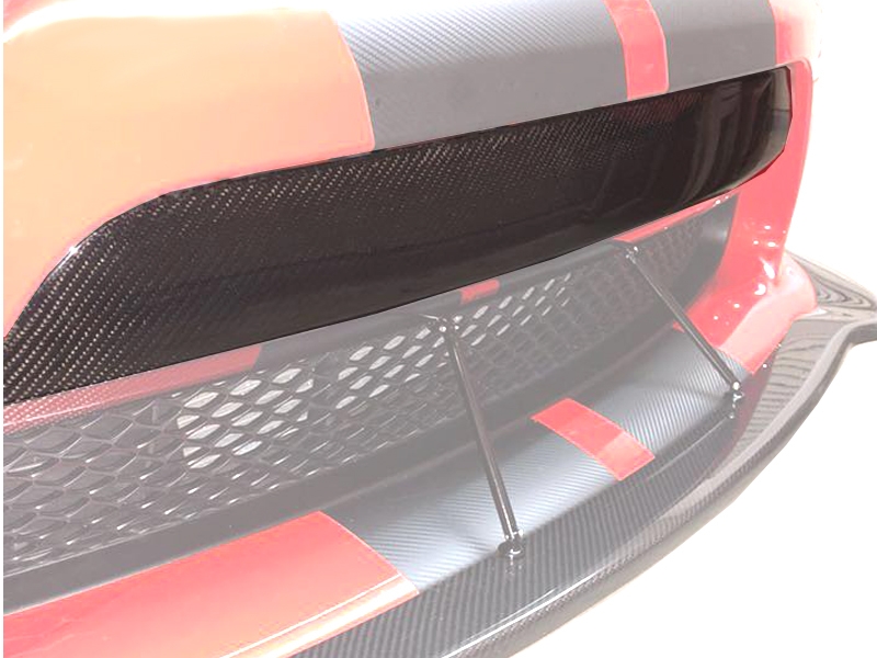 Chrome & Carbon 2015-2019 Dodge Charger Hellcat/SRT Front Bumper Carbon ...