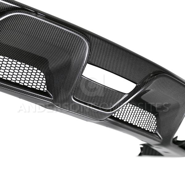 2015 - 2020 Mustang Shelby GT350 GT350R Carbon Fiber Rear Diffuser