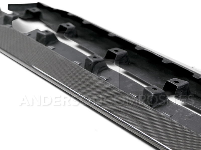 Carbon fiber rocker panel splitters for 2015 - 2020 Ford AC-SS15MU350