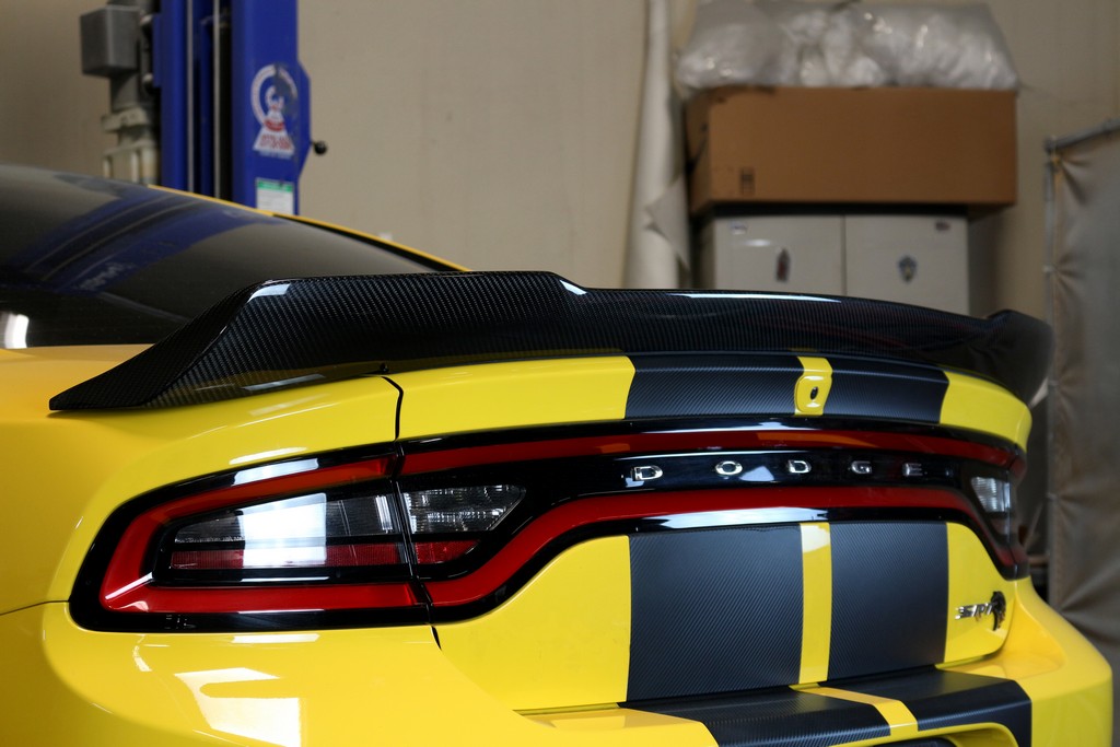 2015-2021 Dodge Charger Carbon Fiber Hellcat Trunk Spoiler By APR