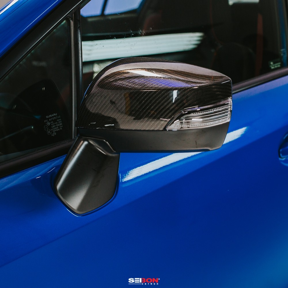 2015-2021 SUBARU WRX / STI CARBON FIBER MIRROR CAPS