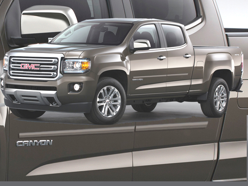 2015-2022 GMC CANYON CREW CAB PAINTED BODY MOLDING PBM-COCA-CC