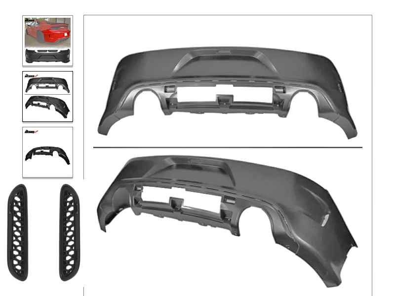 2015-2023 Dodge Charger Rear Bumper Cover Conversion PP