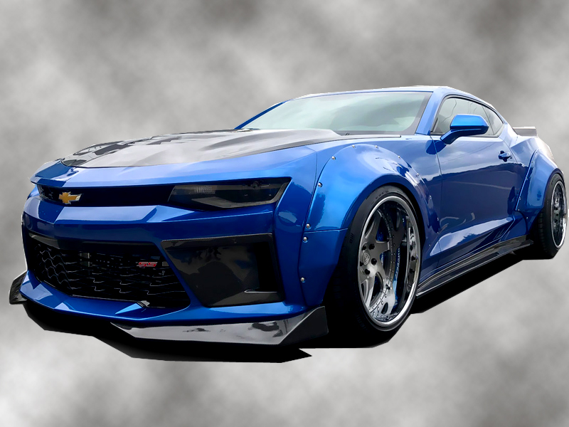 2016-2018 Chevrolet Camaro Grid Wide Body Kit 113304 Extreme Dimensions