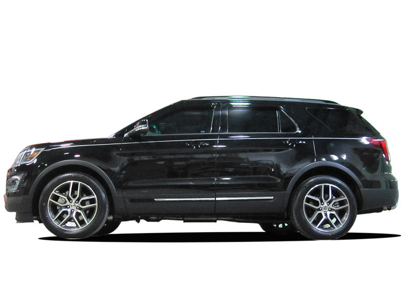 016-2018 EXPLORER 4 Piece Stainless Steel Body Molding Insert Trim Kit