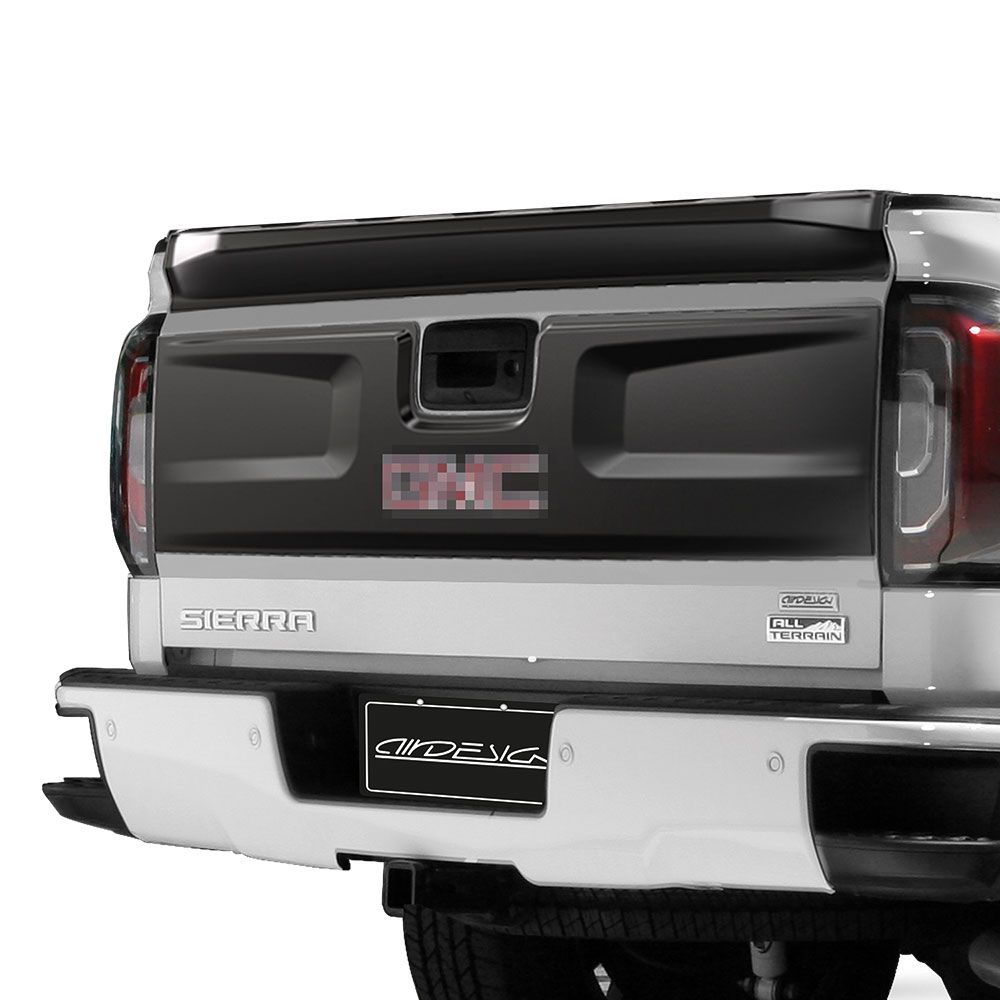 2016-2018 GMC Sierra 1500 Tailgate Applique | Satin Black