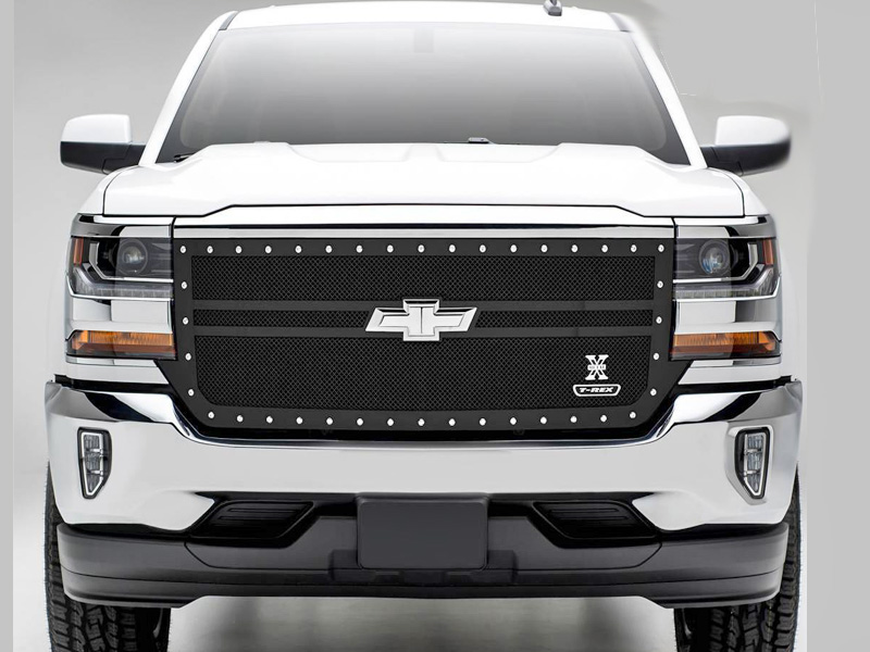 2016-2018 Silverado 1500 X-Metal Grille, Black, 1 Pc, Replacement ...