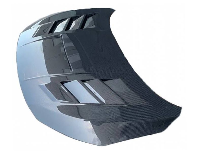 2016-2020 Honda Civic Type R Carbon Fiber Hood VS 2 Style