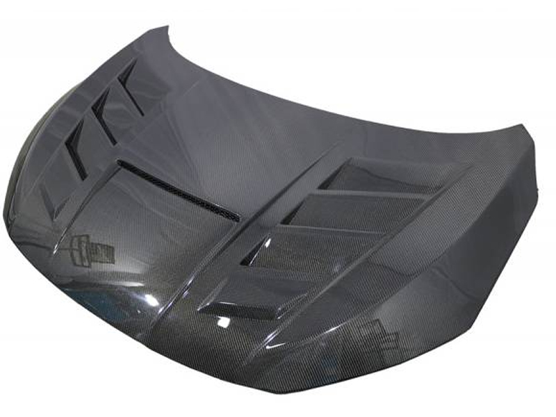 2016-2020 Honda Civic Type R Carbon Fiber Hood VS 2 Style