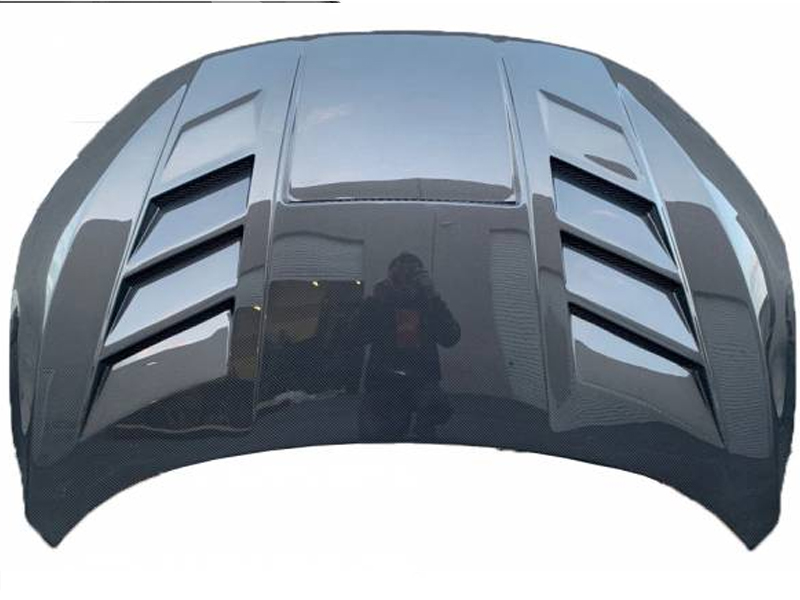 2016-2020 Honda Civic Type R Carbon Fiber Hood VS 2 Style