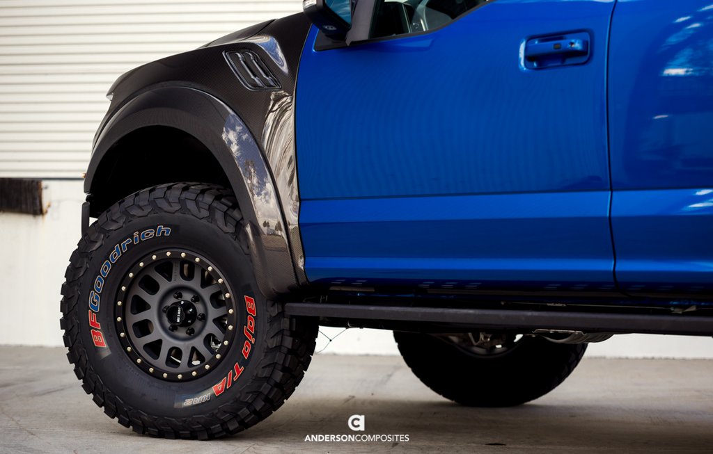 2017-2020 Ford Raptor Type-OE Carbon Fiber Front Fenders AC-FF17FDRA