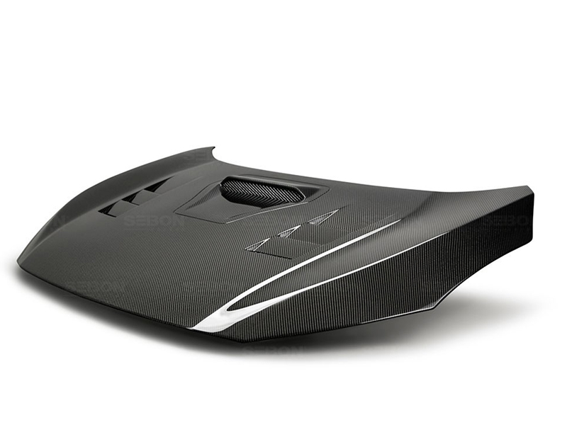 2017-2020 HONDA CIVIC TYPE R TS-STYLE CARBON FIBER HOOD