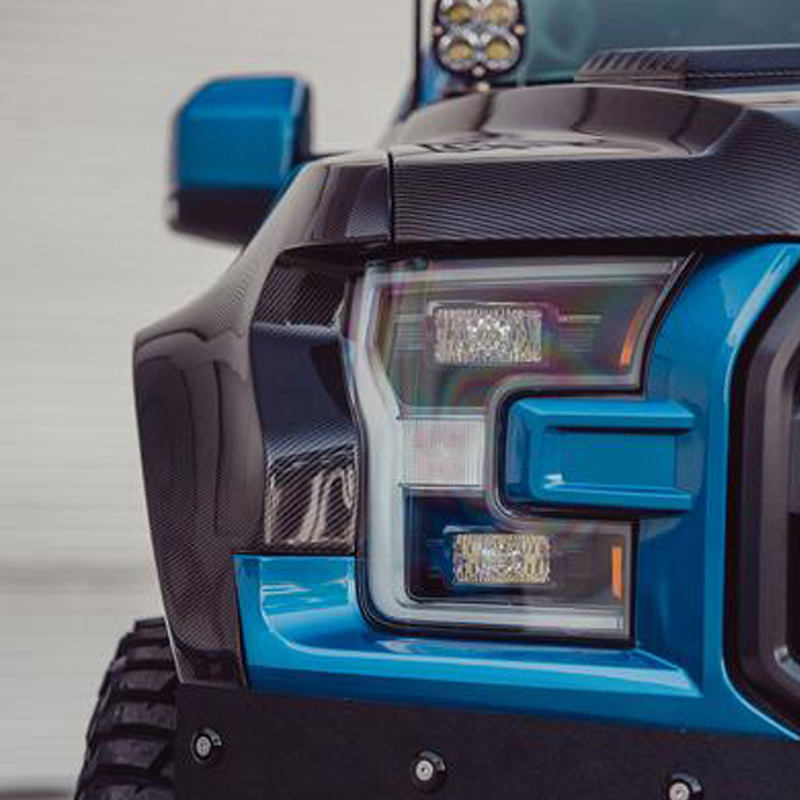2017-2020 Ford Raptor Type-Wide Carbon Fiber Front Fenders