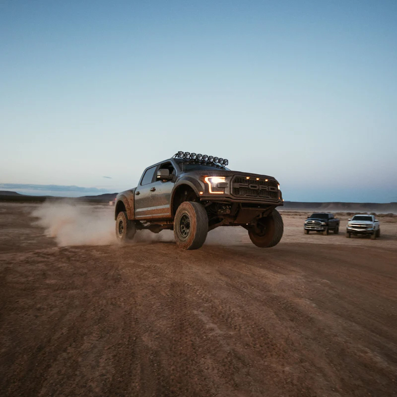 2017-2020 Ford Raptor 2" Performance Fender Flares | Fiberglass Unpainted
