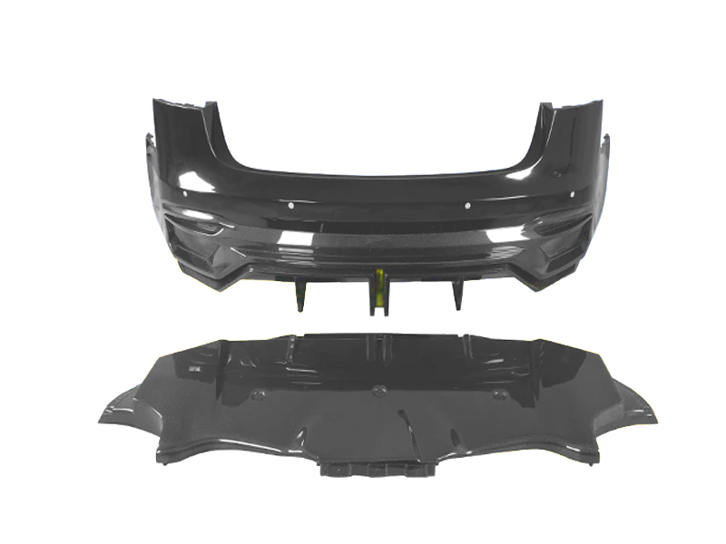 2017-2020 Tesla Model 3 IMPII Style Partial Carbon Fiber Rear Bumper