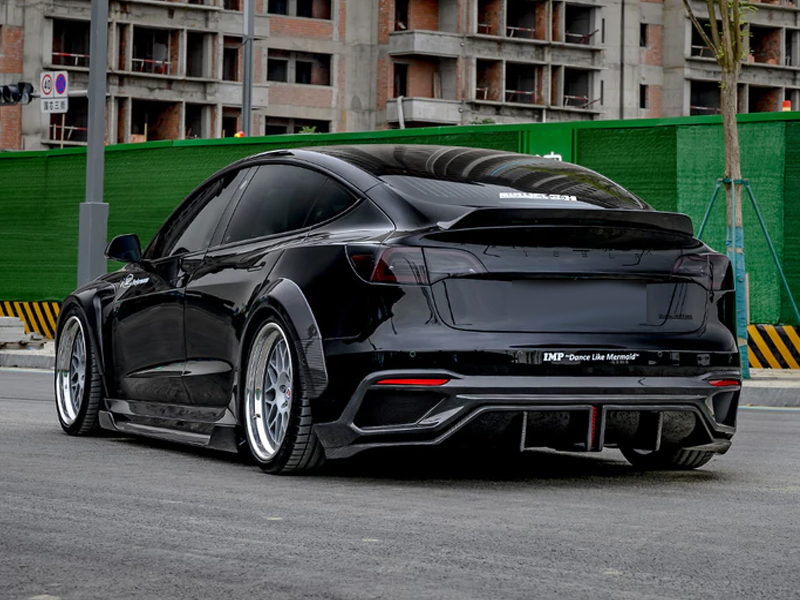 2017-2021 Tesla Model 3 IMPII Style Wide Fender Flares