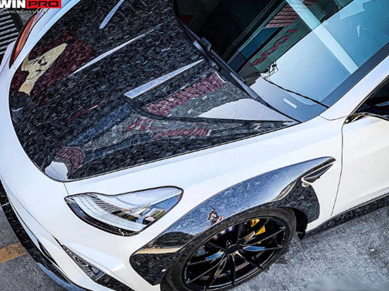 2017-2021 Tesla Model 3 IMPII Style Wide Fender Flares