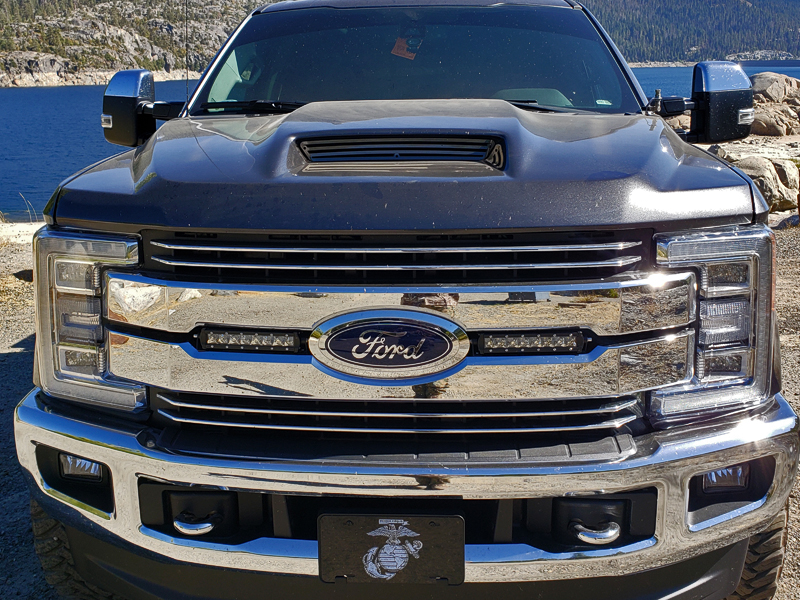2017-2022 Ford F250-F550 Super Duty Single Scoop Ram Air Hood