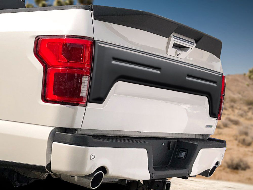 2018-2020 Ford F-150 Tailgate Applique | Satin Black | Air Design FO25A09SB