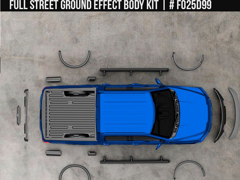 2018-2020 FORD F-150 Super Crew Street Series Ground Effects Kit